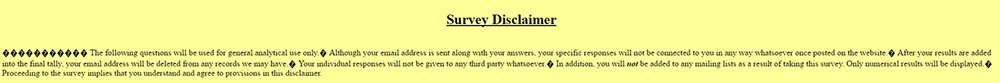Drafting a Survey Disclaimer - TermsFeed