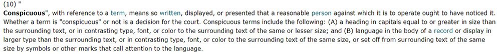 Using All-Caps in Legal Agreements - TermsFeed