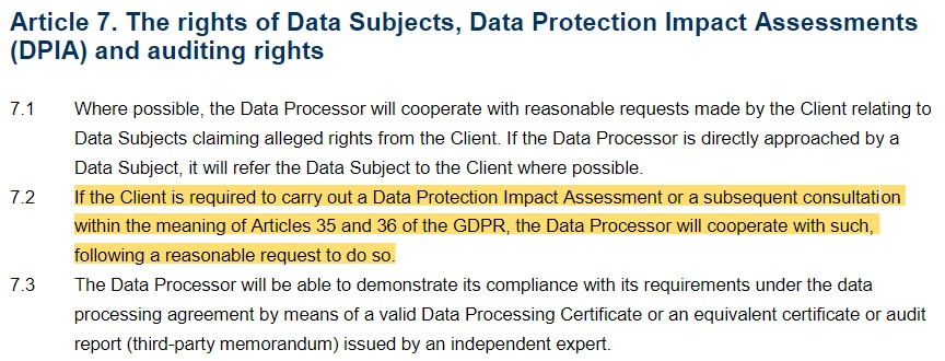 GDPR Data Processing Agreement Template - TermsFeed