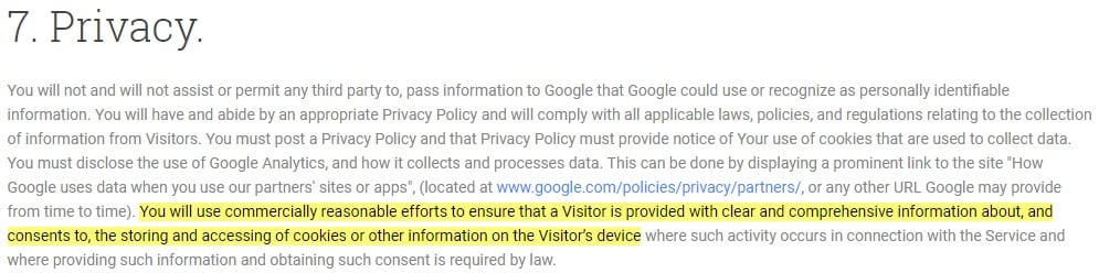 Privacy Policy for Google Signals - TermsFeed